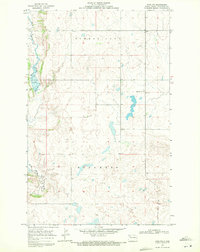 Map of Ross NW, Mountrail County, ND in 1969 | Pastmaps